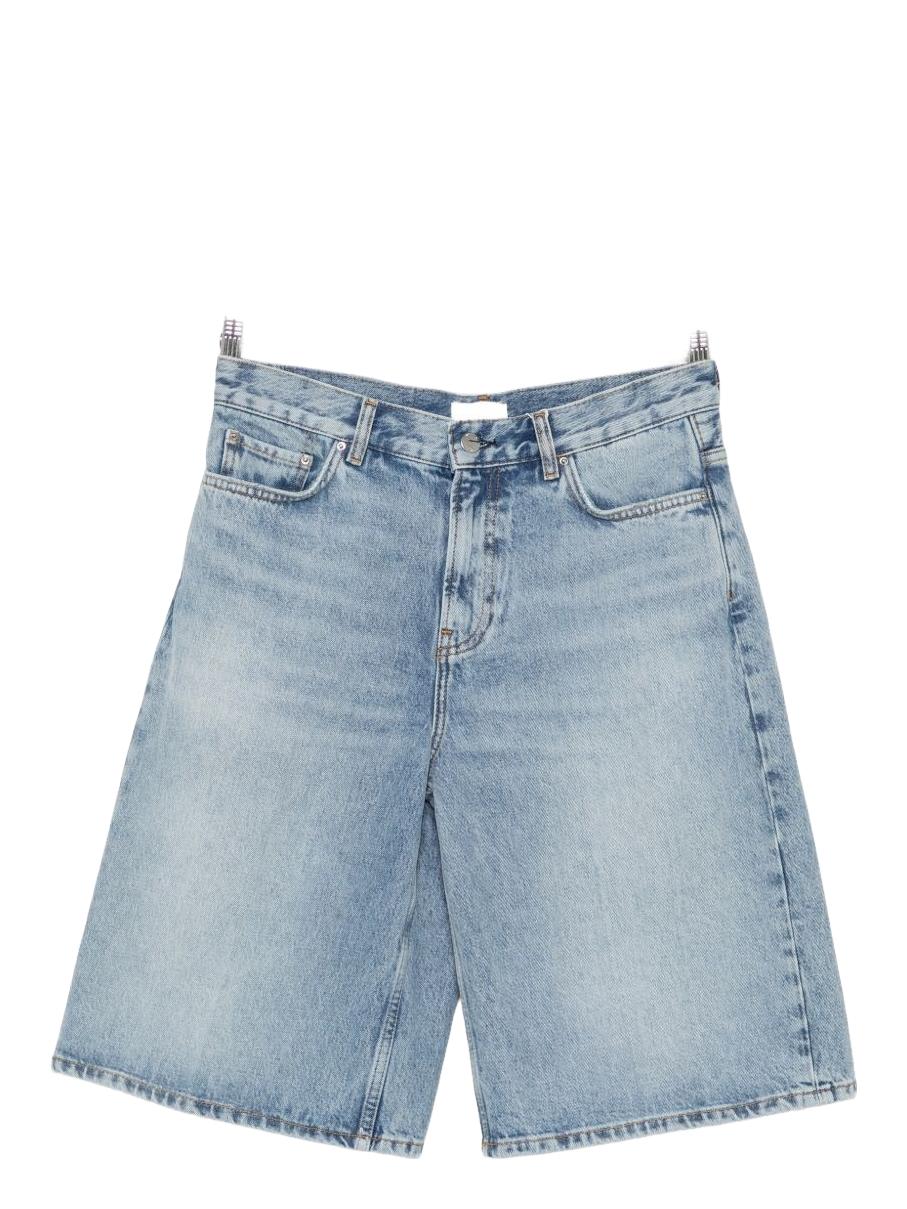 TOTÊME TOTEME Denim Cotton Bermuda Shorts